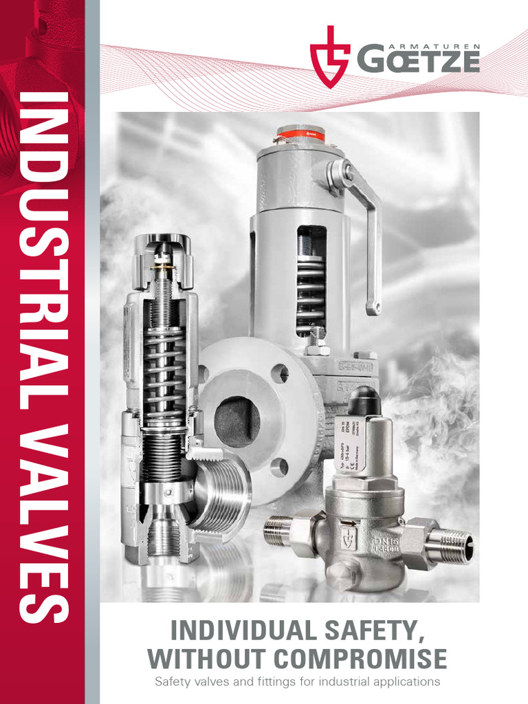 Goetze Industrial Safety Valves Overview | PDF | Valve | Gas Technologies
