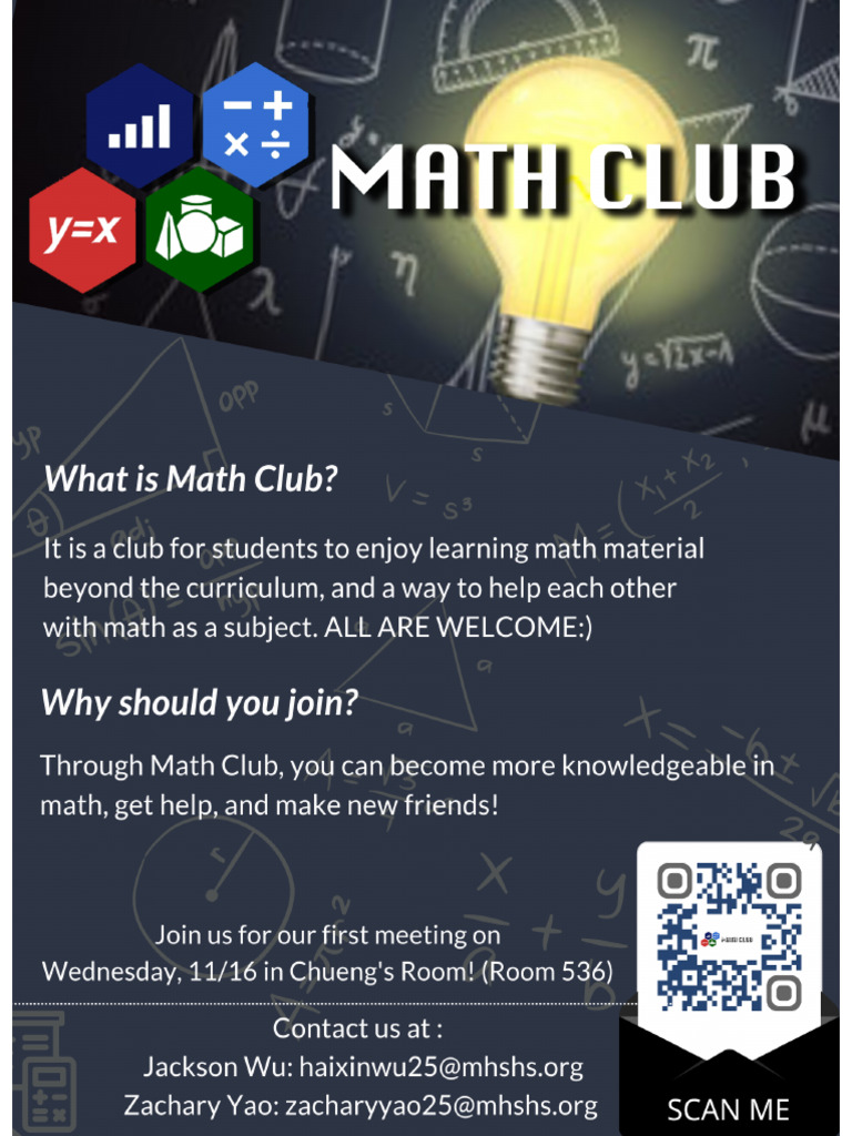 Math Club Poster | PDF