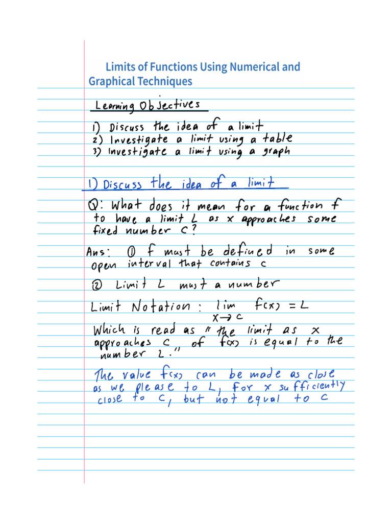 Limits and Continuity | Download Free PDF | Asymptote | Function (Mathematics)