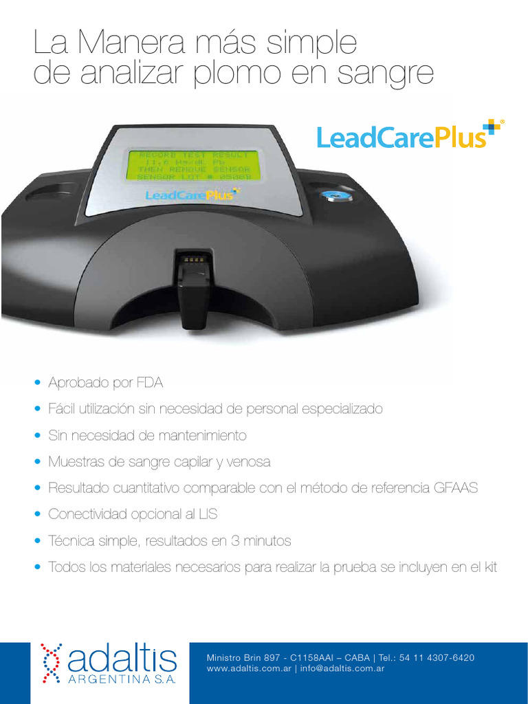 Lead Care Plus A4 | PDF