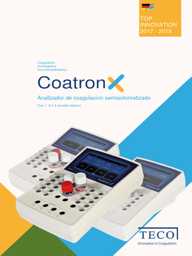 Analizador Coatron X: Innovación y Precisión | PDF | Pantalla táctil ...