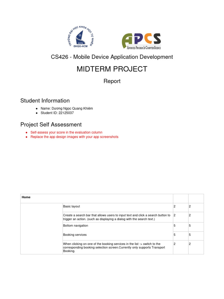 Midterm Project - Report Template | PDF | Mobile App | Software Bug