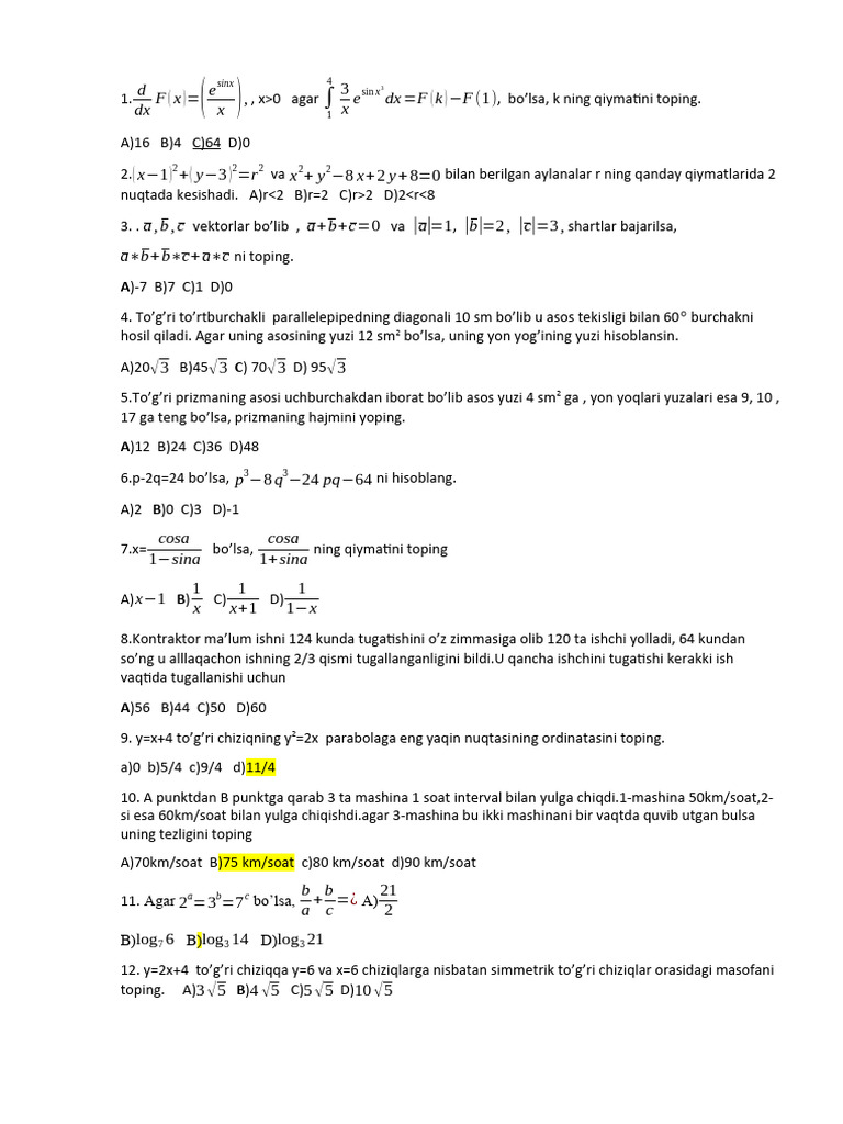 Matematika 3 | PDF | Teaching Methods & Materials | Science & Mathematics