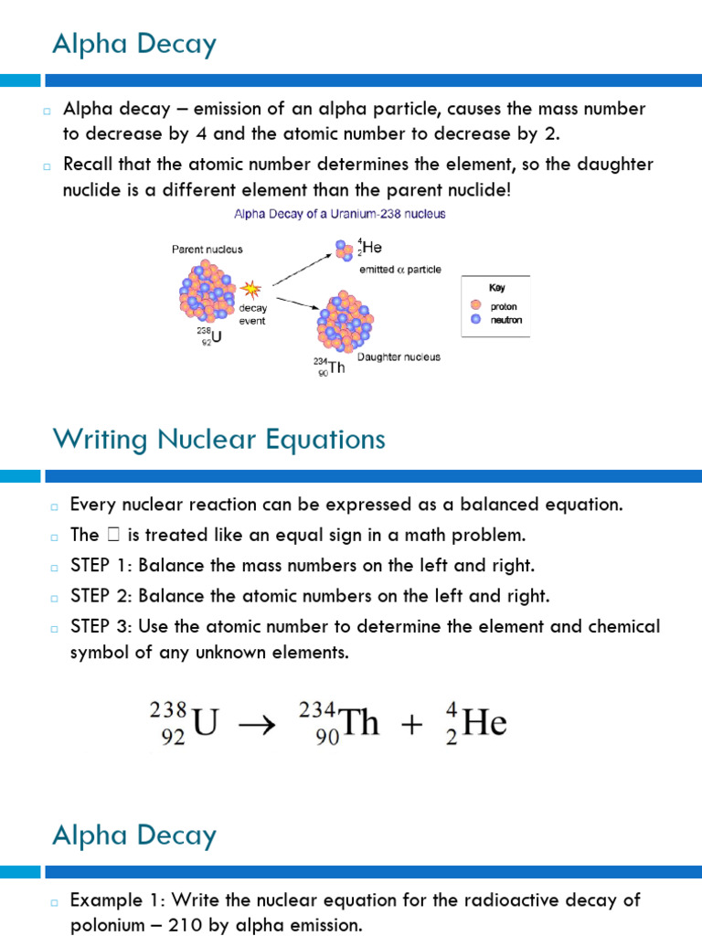 Nuclear Decay and Reactions | PDF | Nuclear Physics | Radioactive Decay