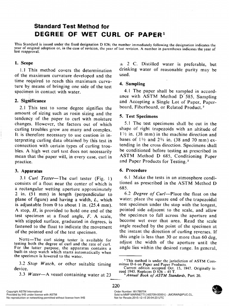 Astm D826 | PDF | Technology & Engineering