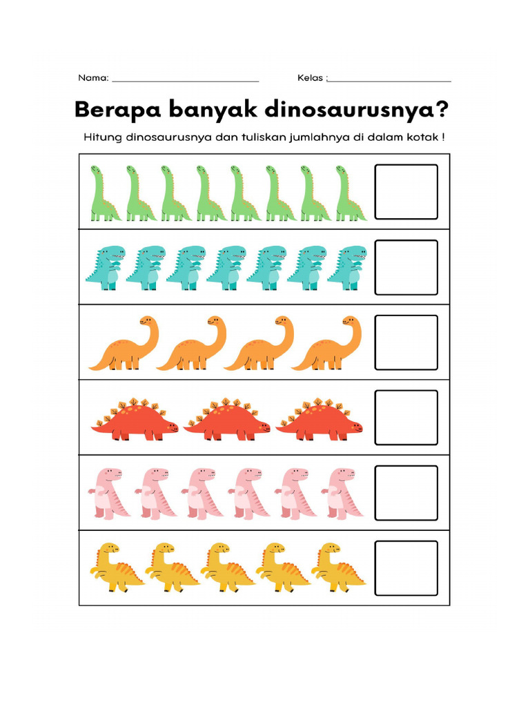 count the dino | PDF