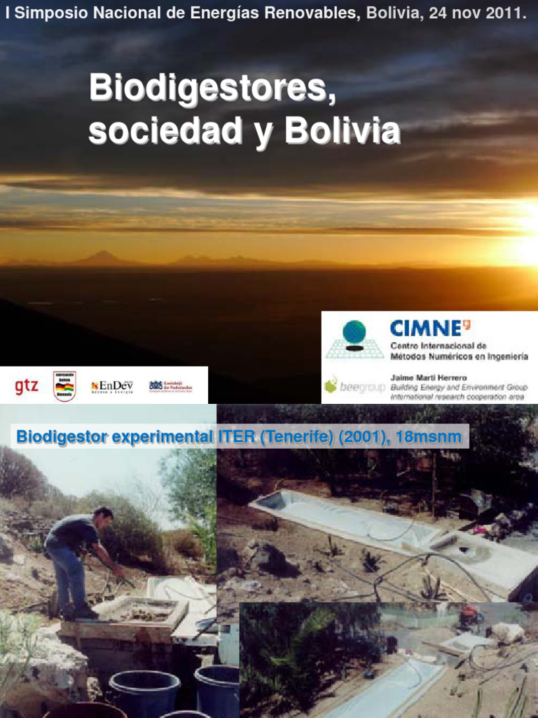 Experiencia Biogas en Bolivia | PDF | Biogás | Ciencias Naturales
