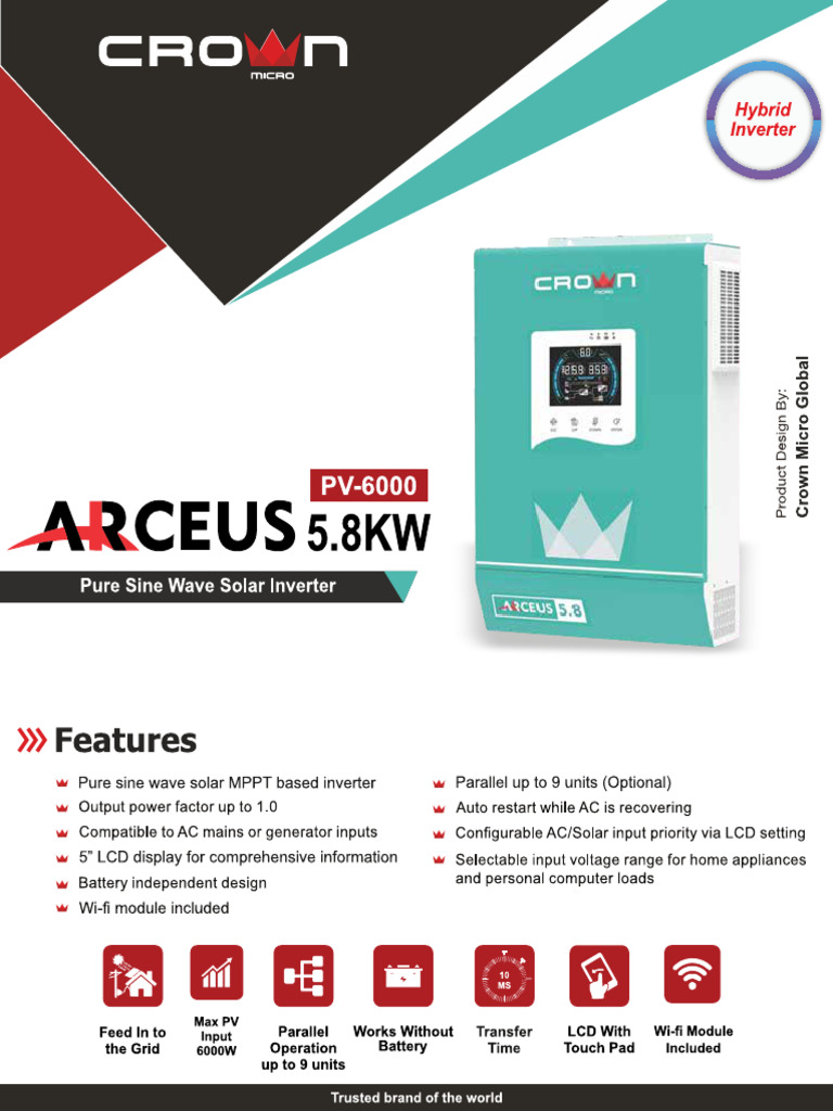 Arceus-5 8KW | PDF