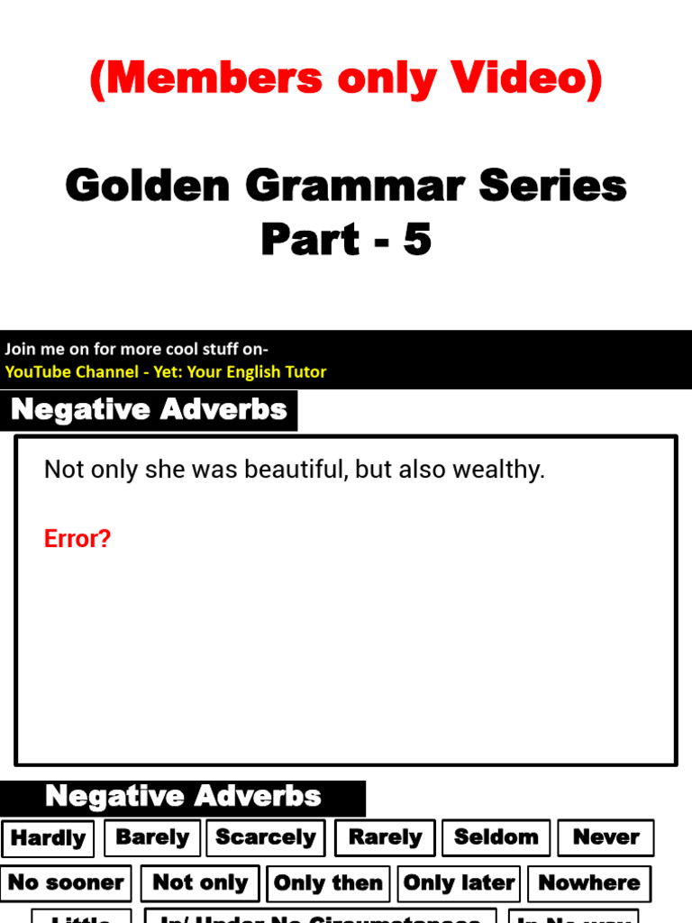 Golden Grammar-5&6 | PDF | Subject (Grammar) | Linguistic Morphology