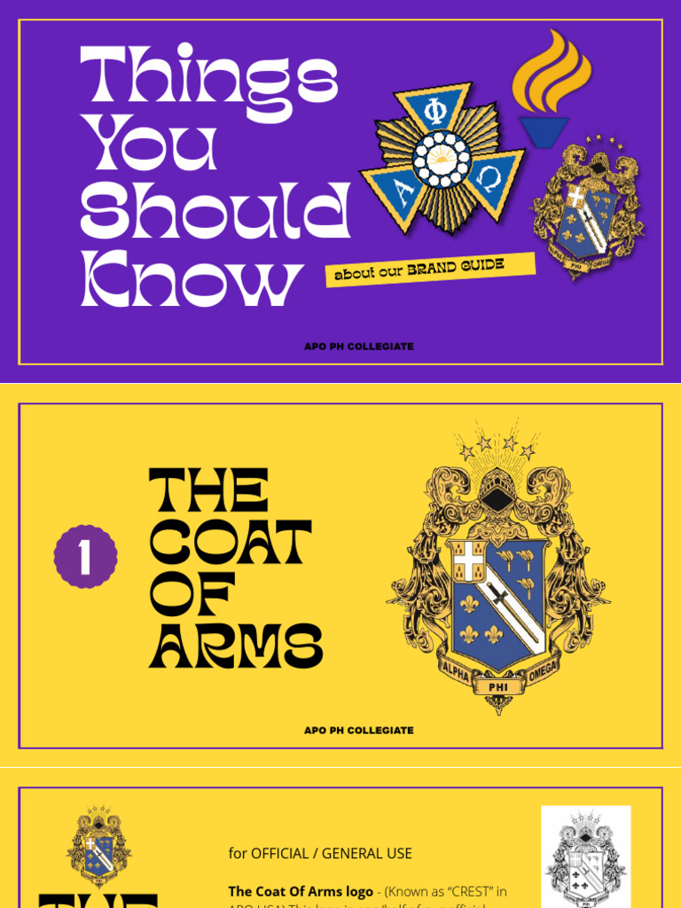 APO PH Collegiate Logo Guidelines | PDF | Logos | T Shirt