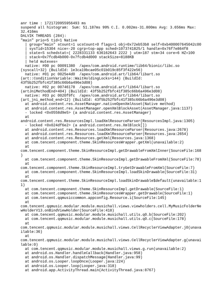 Anr Sys Trace File 1721720952184 | PDF | Computer Programming | Object (Computer Science)