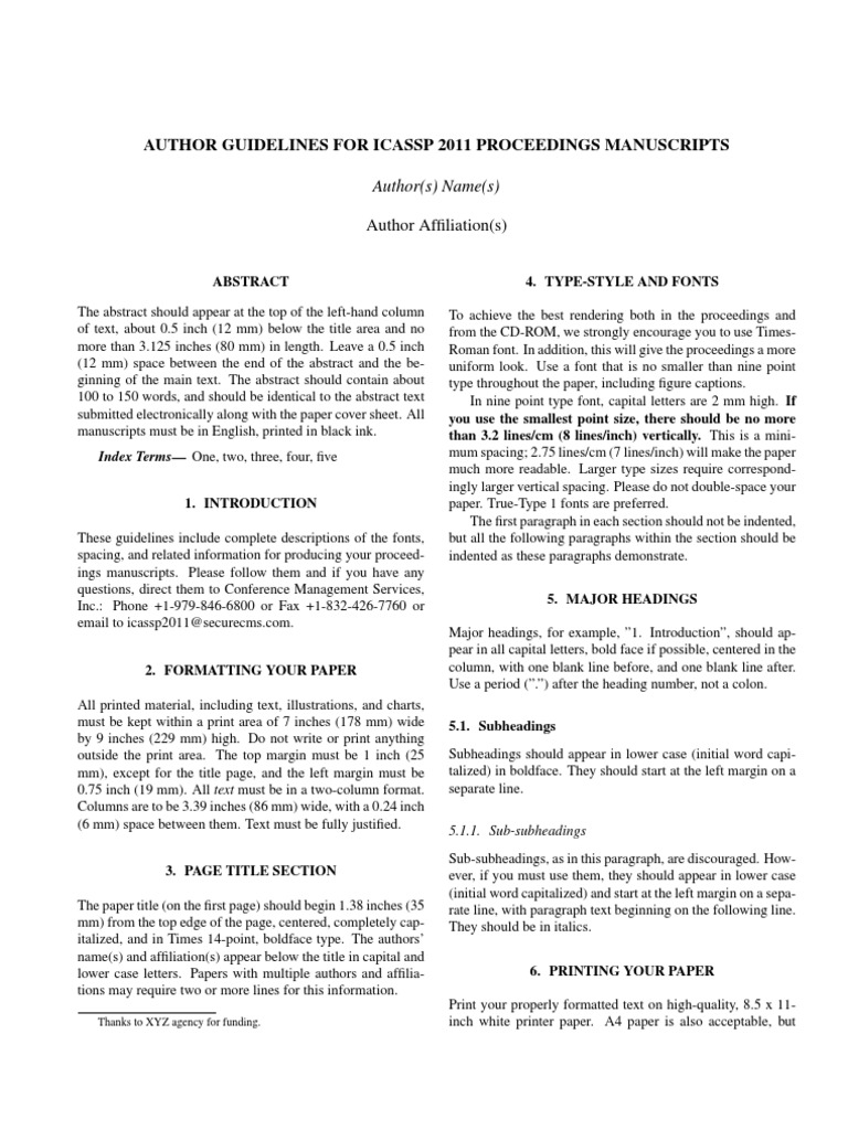 Template | Download Free PDF | Paragraph | Typefaces