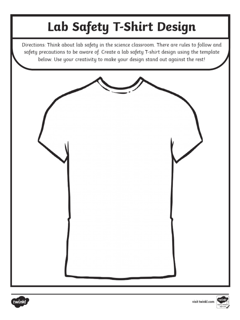 BW Lab Safety Tshirt Design | PDF