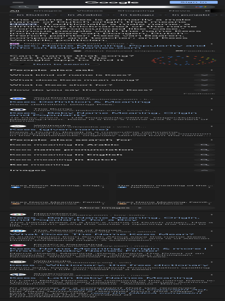 Discover the Meaning of Kees | PDF | Linguistics | Languages