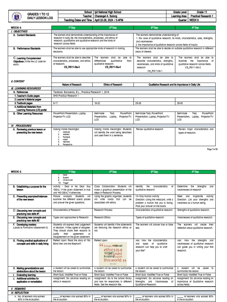 WK 6 | PDF | Learning | Procedural Knowledge