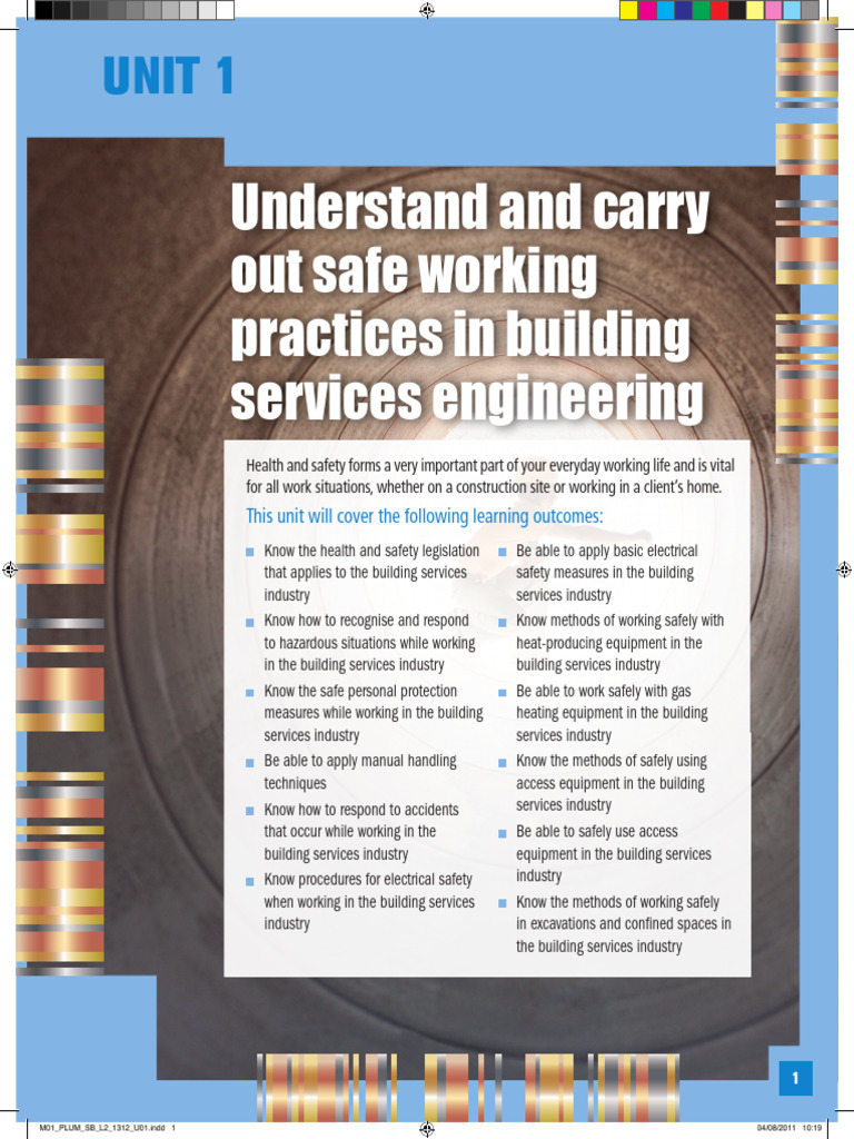 Understand and Carry Out Safe Working Practices in Building Services ...