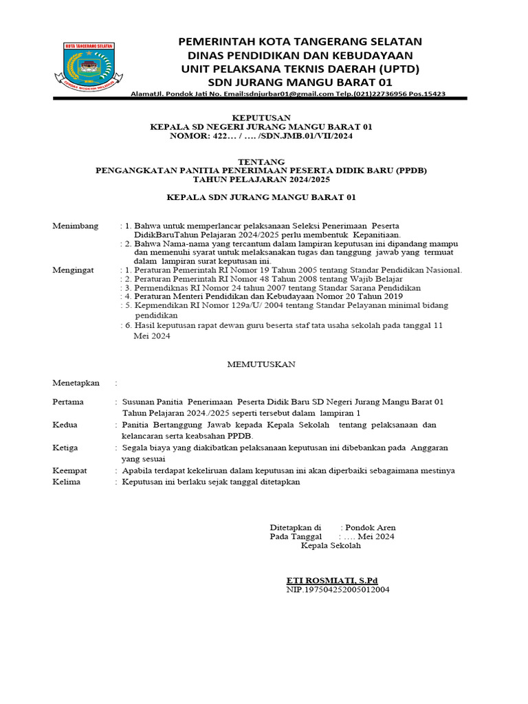 SK PPDB 2023-2024 | PDF