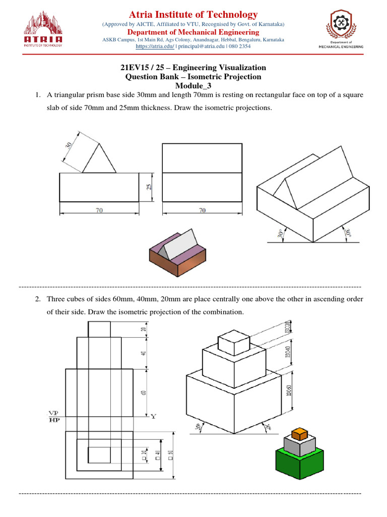 Isometric Projection - Notes | PDF | Linear Programming | Polytopes