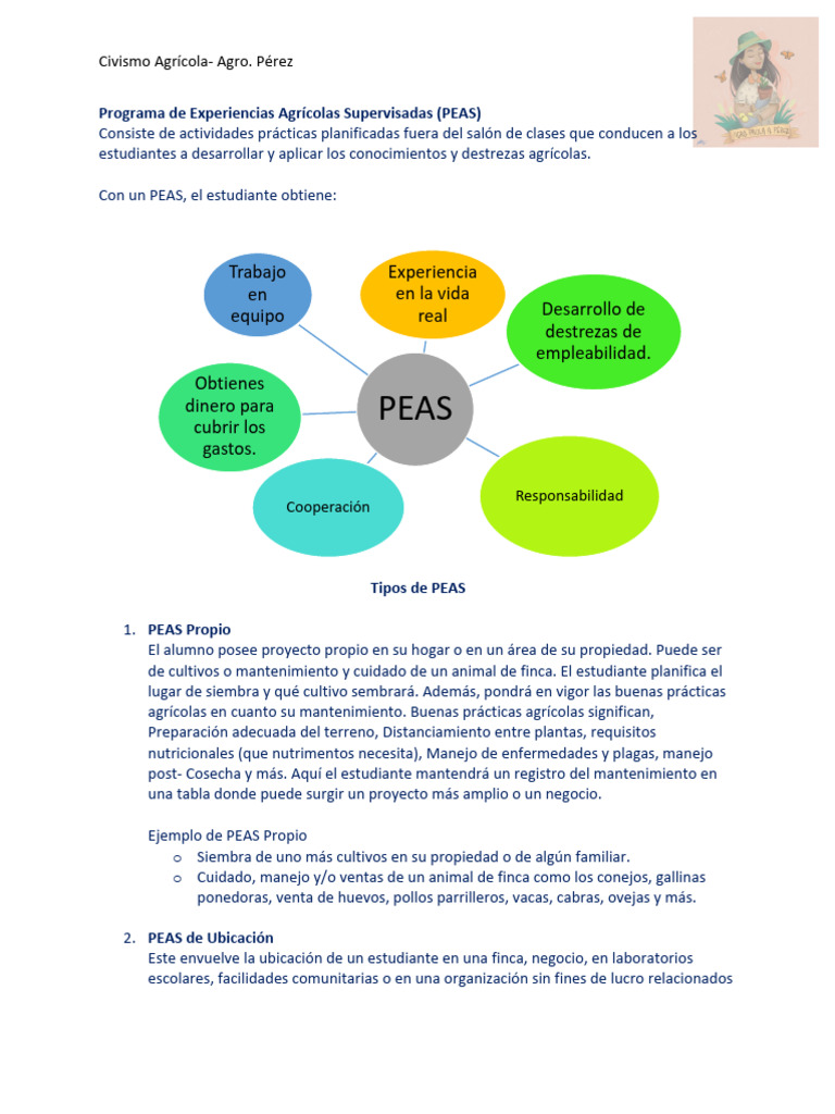 Tipos de PEAS | PDF | Agricultura