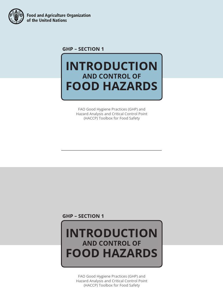 Introducción Al HACCP - 063043 | PDF | Food Safety | Hazard Analysis ...