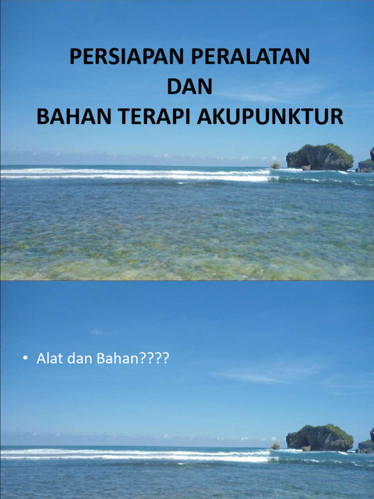 Materi Instrumen Terapi Akupunktur | PDF