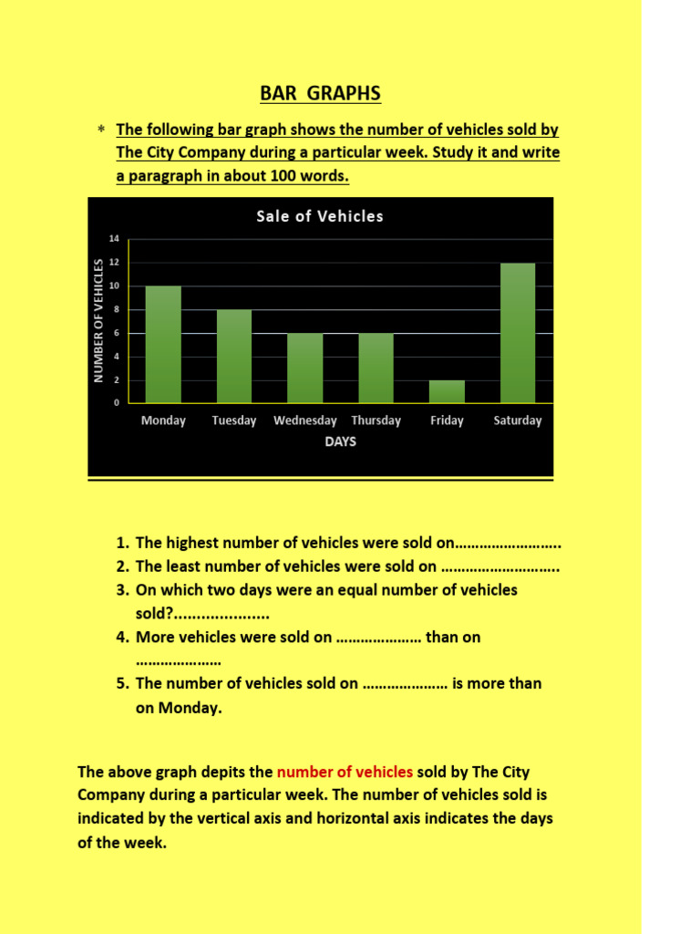 Bar Graphs Worksheet | PDF | Theoretical Computer Science | Combinatorics Bar Graphs Worksheet | PDF | Theoretical Computer Science | Combinatorics