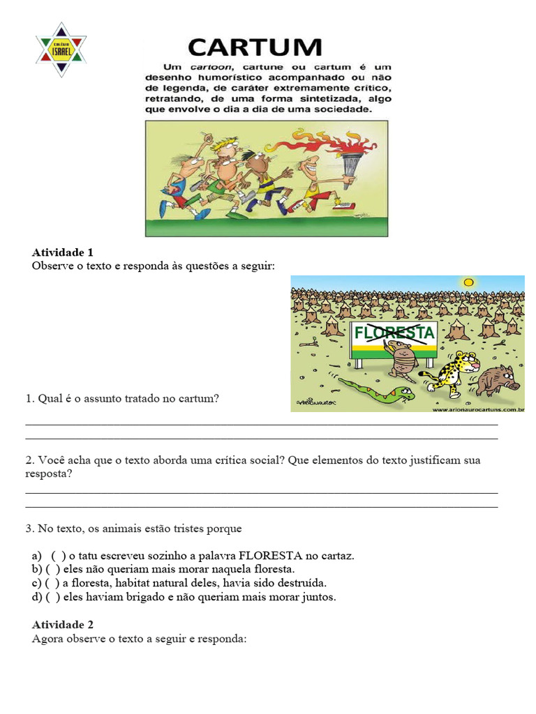 Crítica Social em Charge e Cartum | PDF | Jornalismo | Desenho