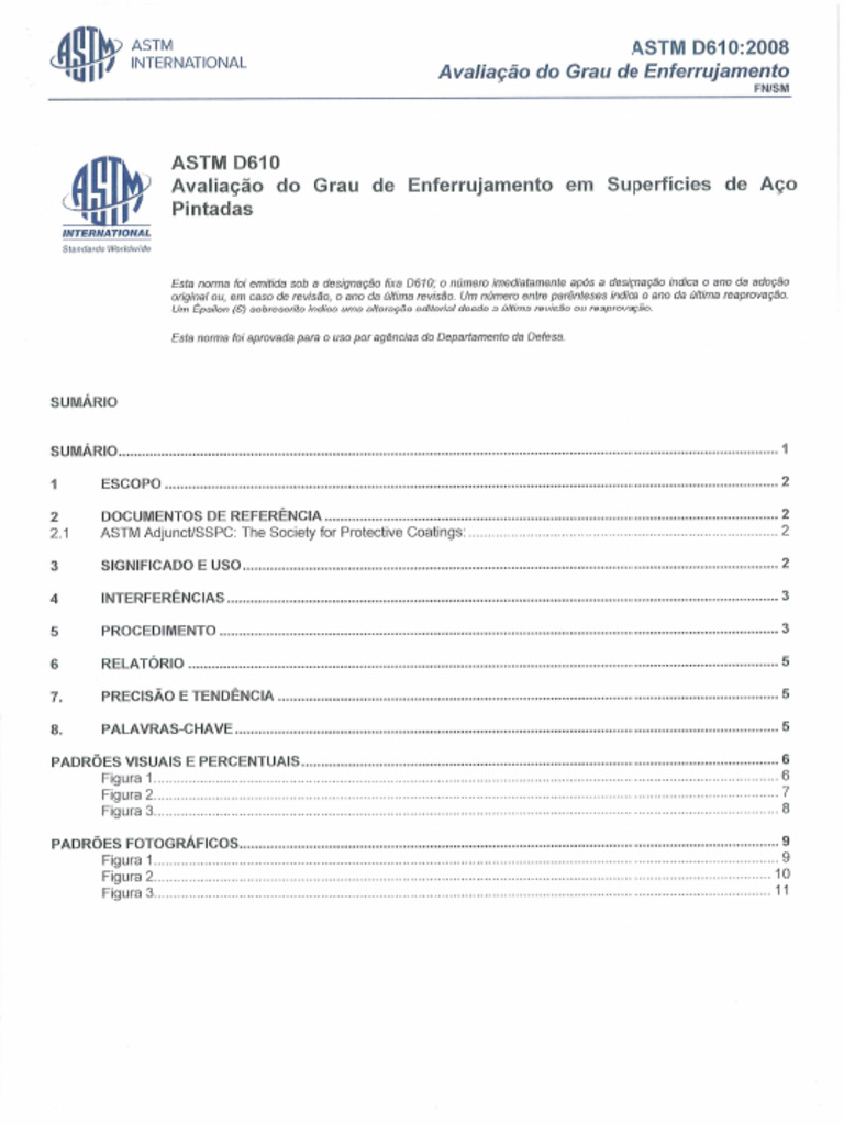 Norma Astm D610-2008 | PDF