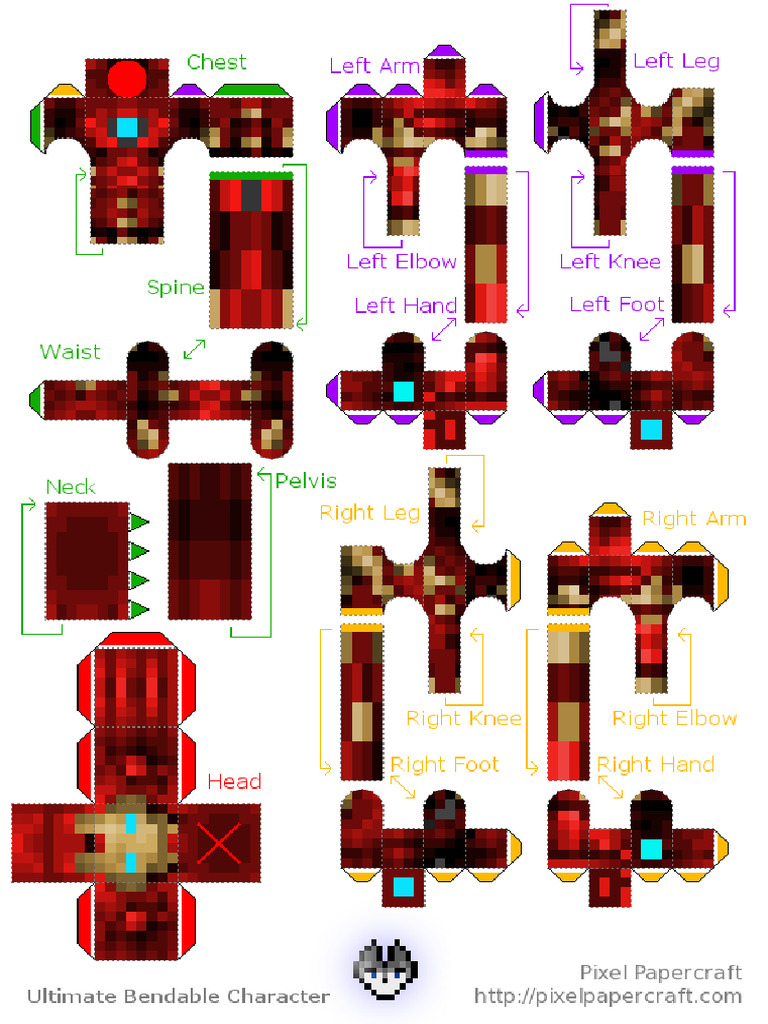 Minecraft Bendable Character | PDF
