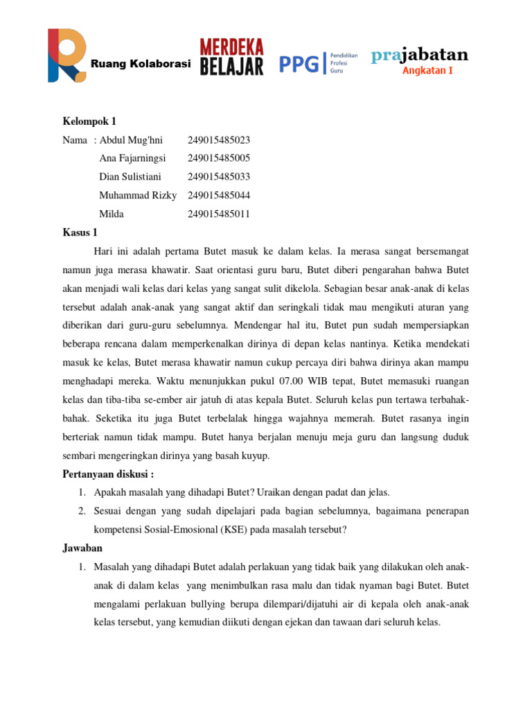 Ruang Kolaborasi Kelompok 1 | PDF | Karier & Perkembangan