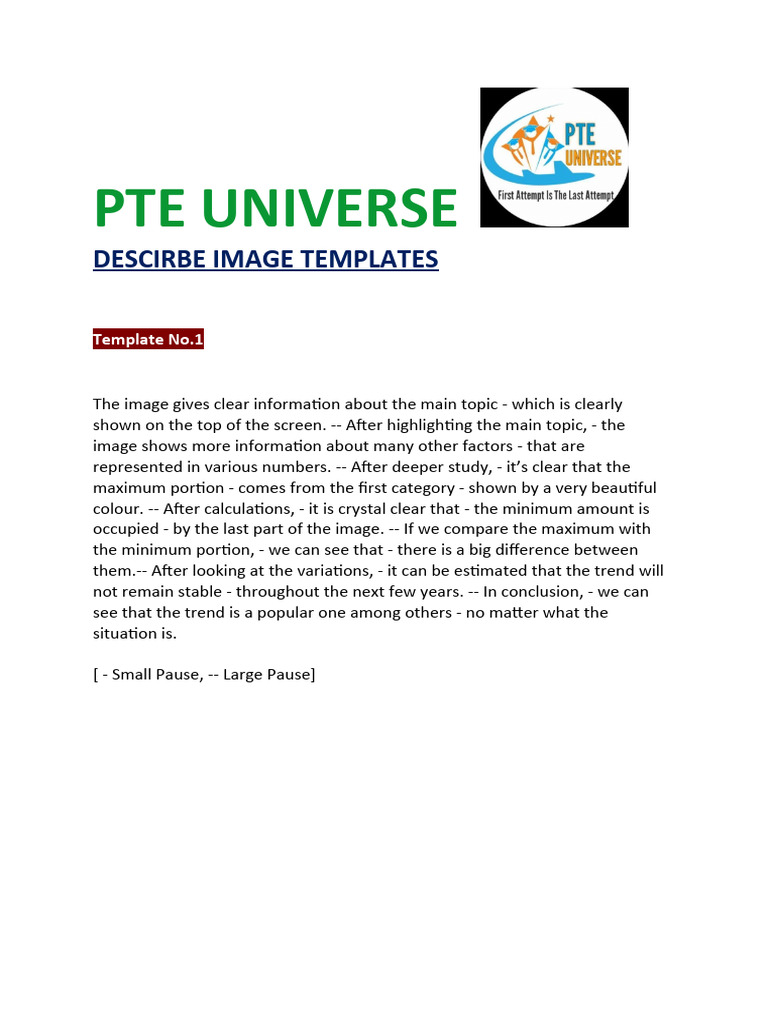 Describe Image Templates | PDF | Information