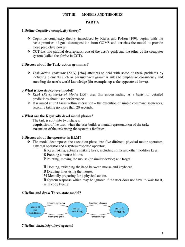 Lecture 6 Chapter 3 Models and Theories | PDF | System | Computing