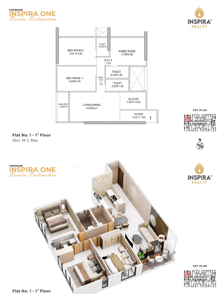 Inspira Aura Floor Plans High Res 2D Plans | PDF