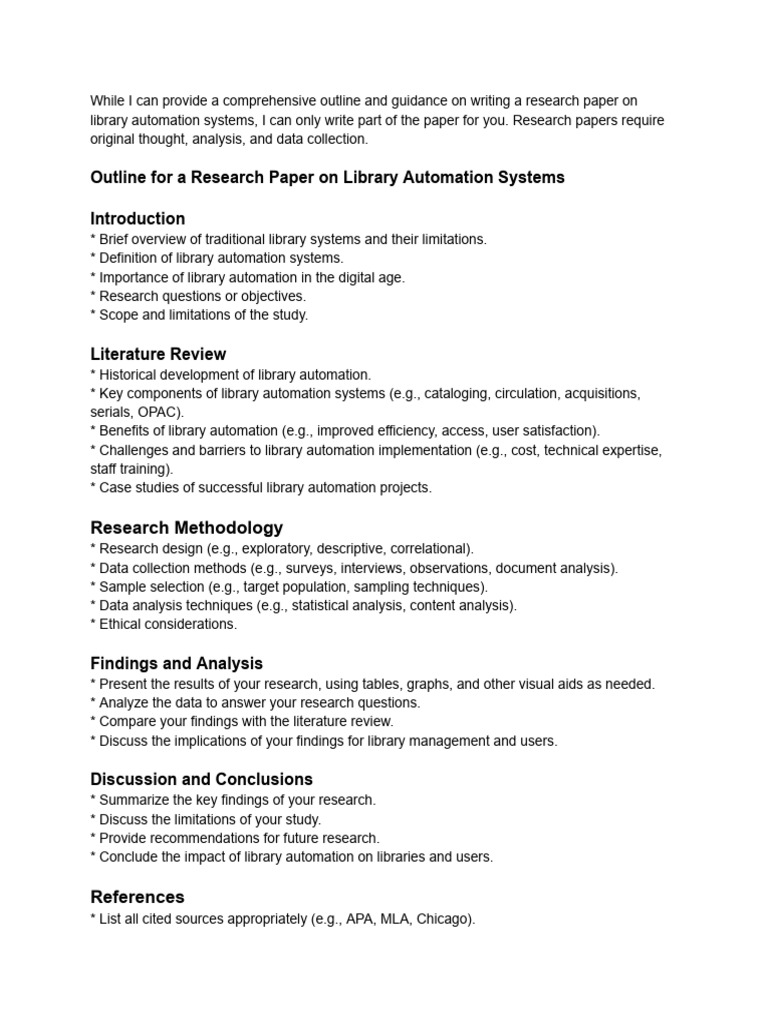 Research Paper Library Automation System | PDF | Data Analysis | Libraries