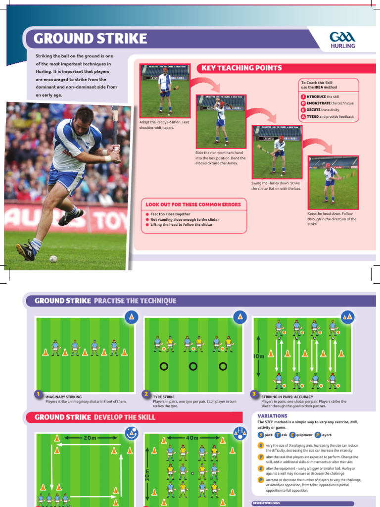 Ground Strike-Skillcard - 09 - Aw | PDF | Sports | Ball Games