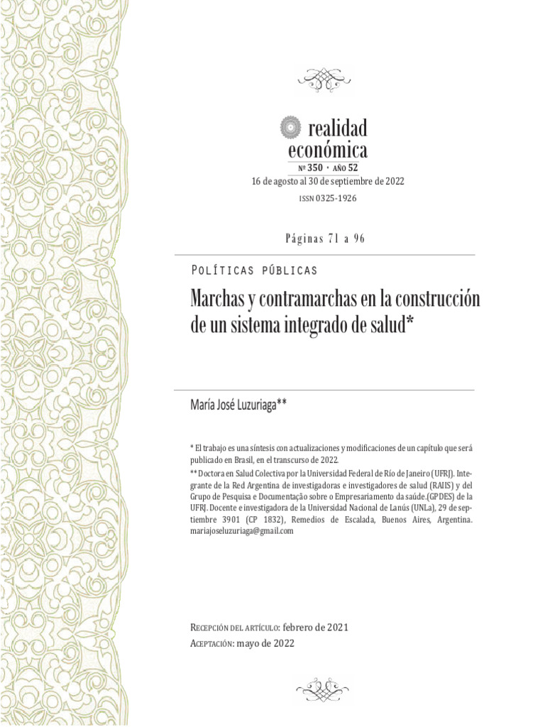 Marchas y Contramarchas | PDF | Argentina | Economias