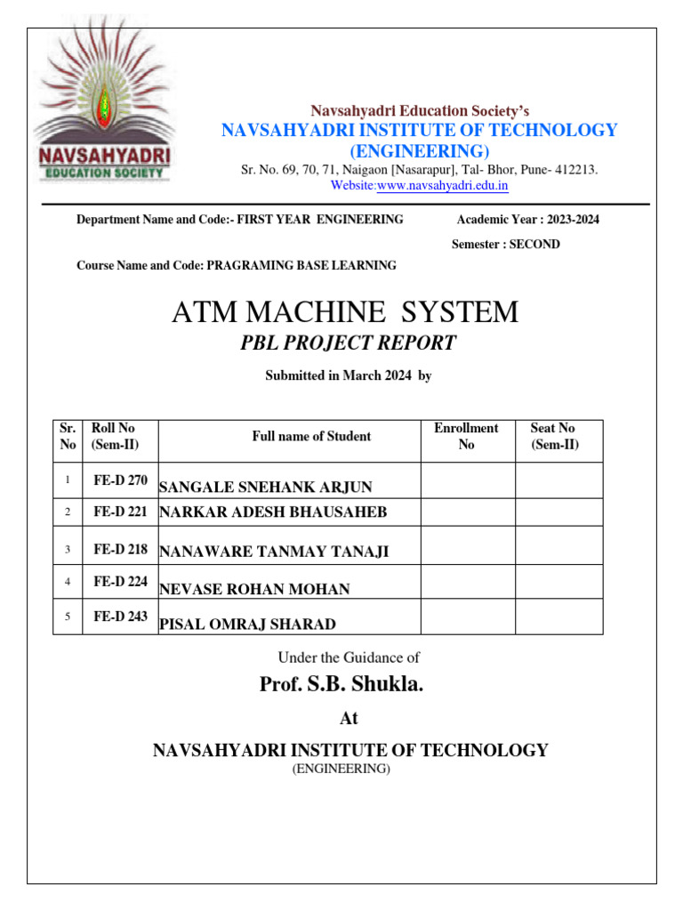 Snehank | PDF | Automated Teller Machine | Information Security