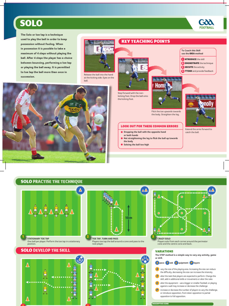 Solo-skillcard 09 Aw | PDF | Athletic Sports | Sports