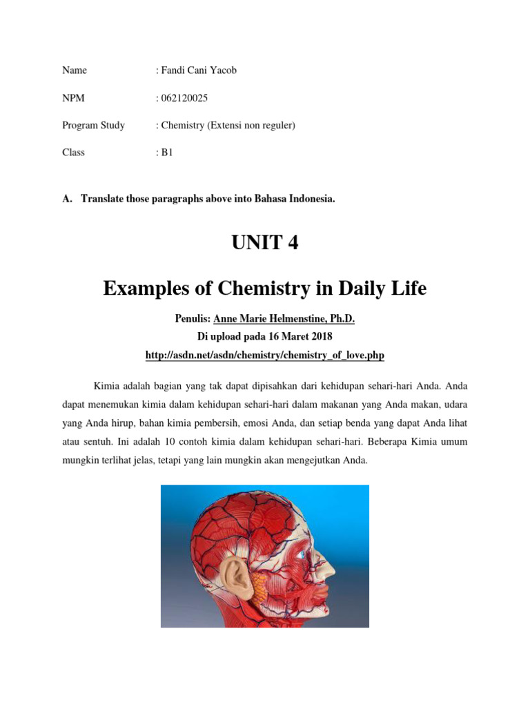 Fandi Cani Yacob - 062120025 - 1B1 - Examples of Chemical Chemistry in ...
