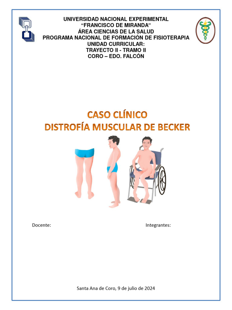 Caso Clínico Distrofia Muscular de Becker | PDF | Anatomía | Anatomía ...
