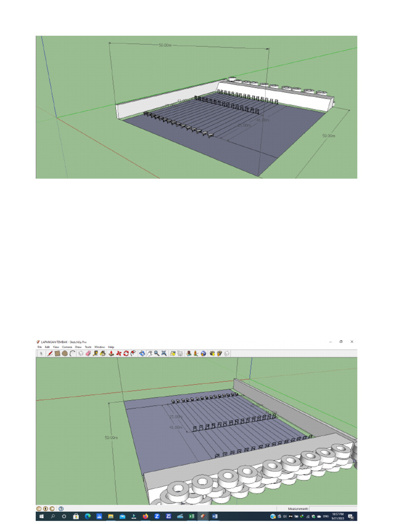 Lay Out Lapangan Tembak RJSC | PDF