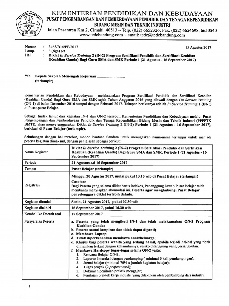 PMGL IN2 Peserta KG Periode 1-1 | PDF