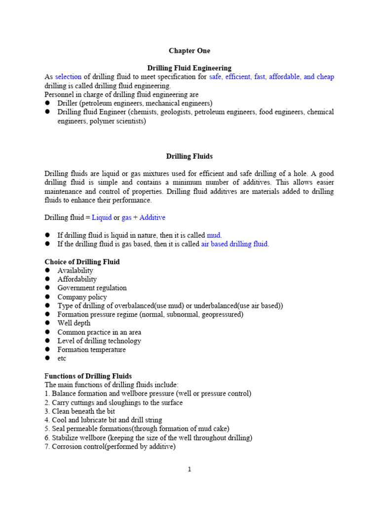 EPL 308 Drilling and Mud Engineering | PDF | Oil Well | Corrosion