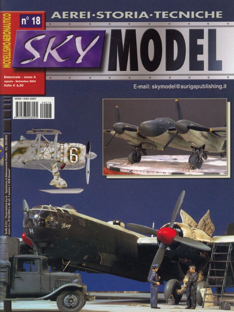 Sky Model - 018 - He-177 Greif, Mosquito, Fiat Cr-42, He-59 D, F-14 D Tomcat | PDF