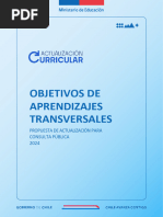 Objetivos de Aprendizaje Transversales | PDF | Aprendizaje | Educación ...
