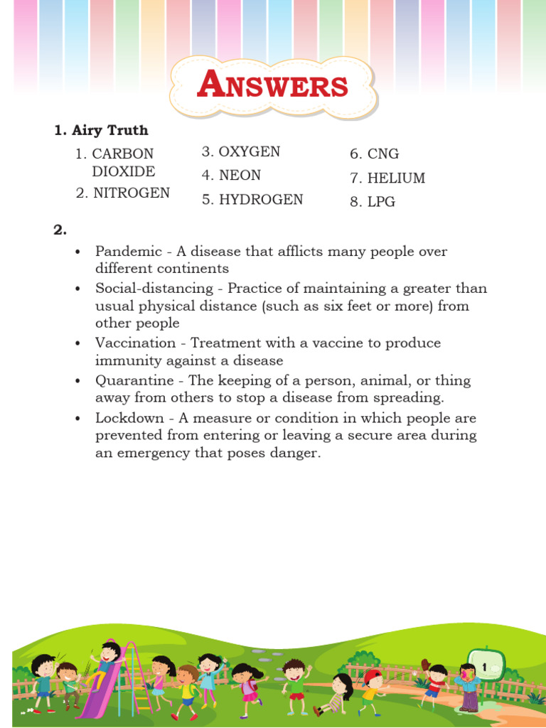 Knowledge Tree Book 3 - Final - Answer Keys | PDF