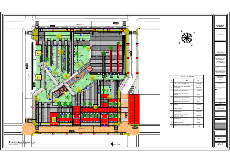 Arquitectonicos Parque Chaparral-Planta Arquitectonica | PDF