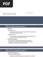 Ias 23 Borrowing Costs | PDF | Interest | Debt