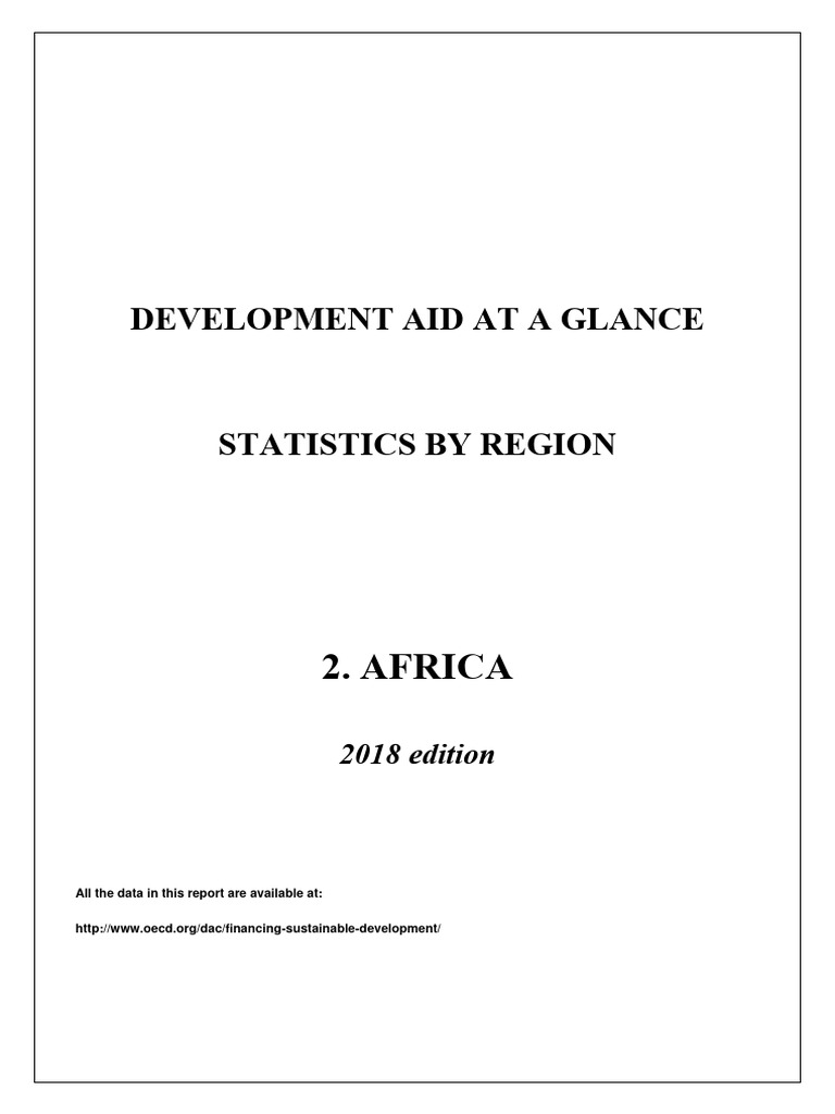 Africa Development Aid at A Glance 2018 | PDF | Official Development ...