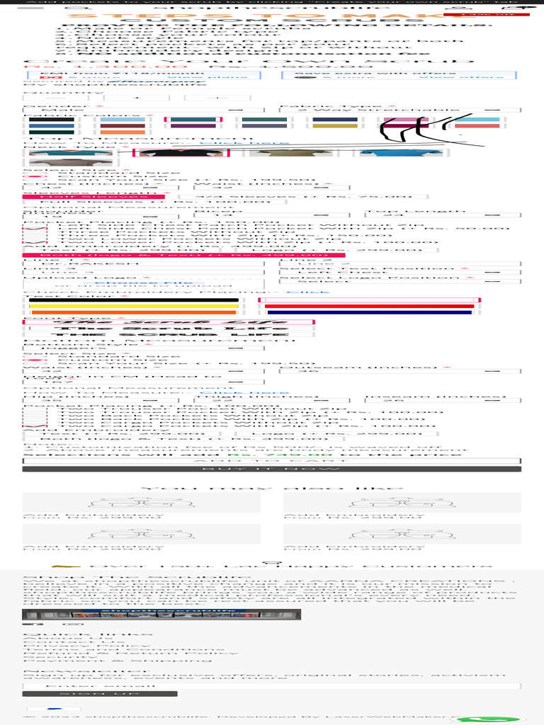 Create Your Own Scrub - Shopthescrublife | PDF | Zip (File Format ...